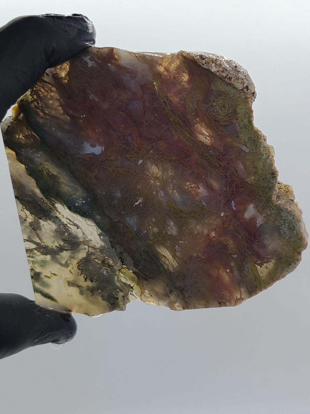 Moss Agate, Lapidary Slabs, Rock Slab - Etsy