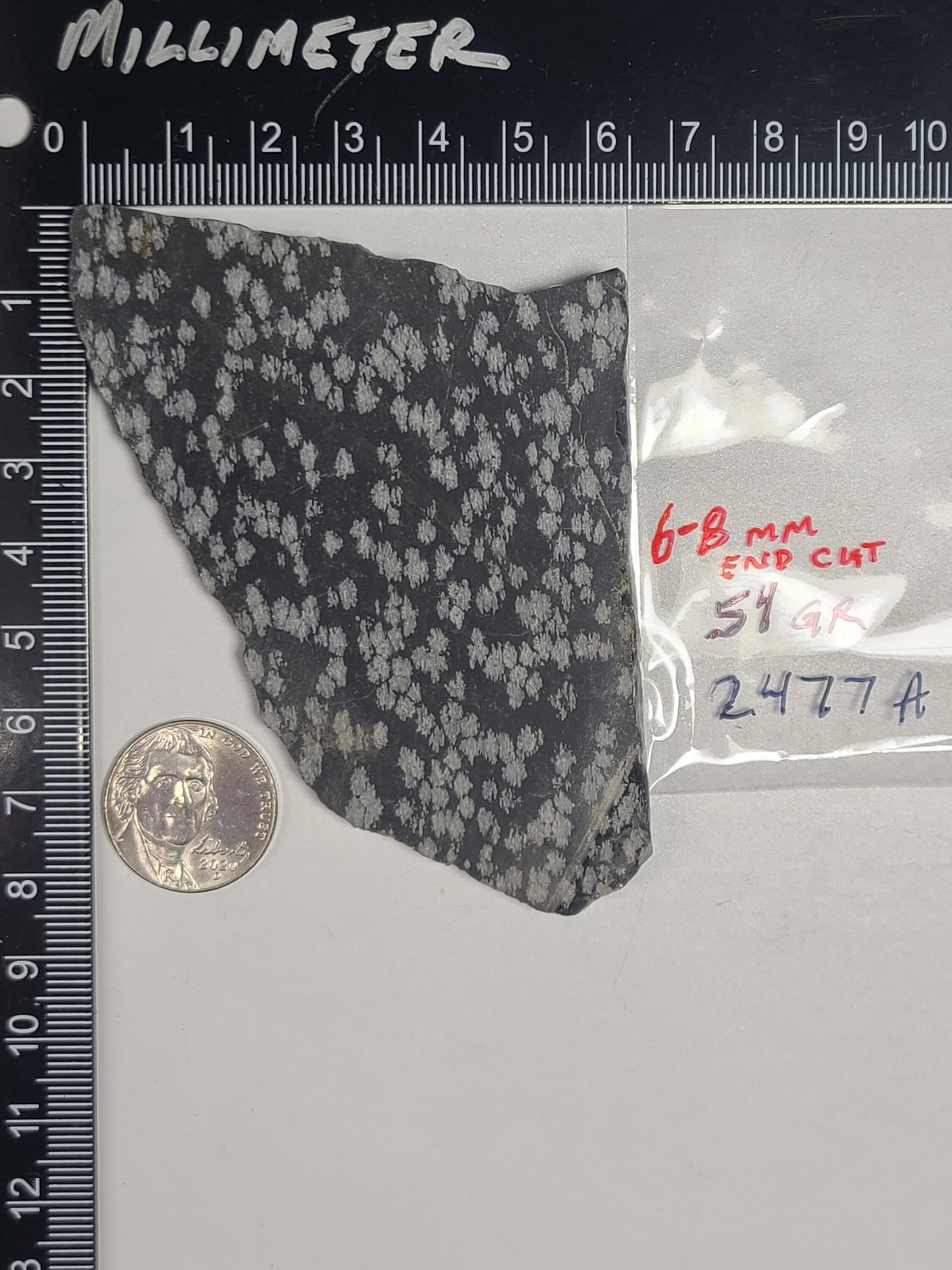 Snowflake Obsidian, Lapidary Slabs, Rock Slab - Etsy