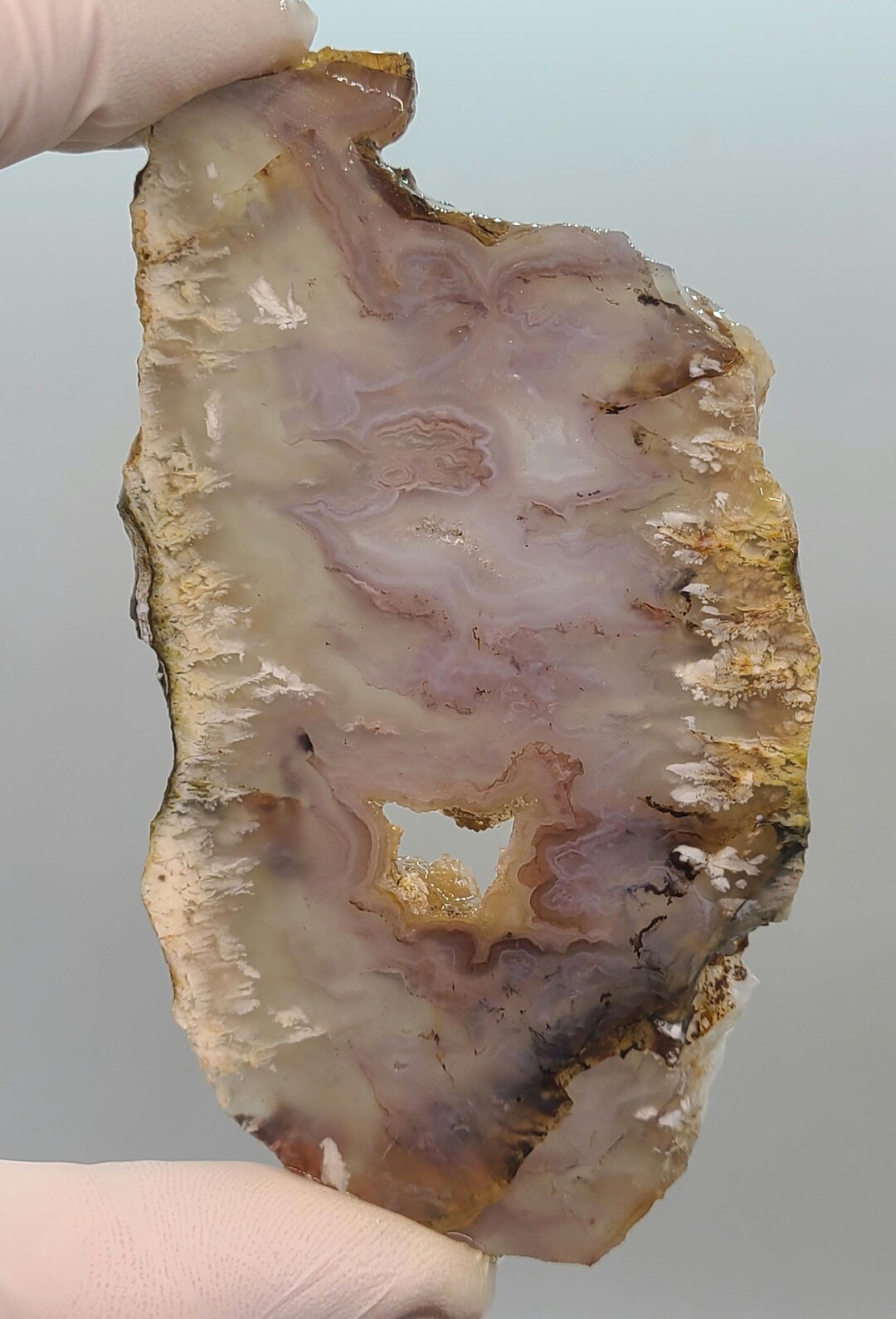 Plume Agate Utah, Lapidary Slabs, Rock Slab - Etsy