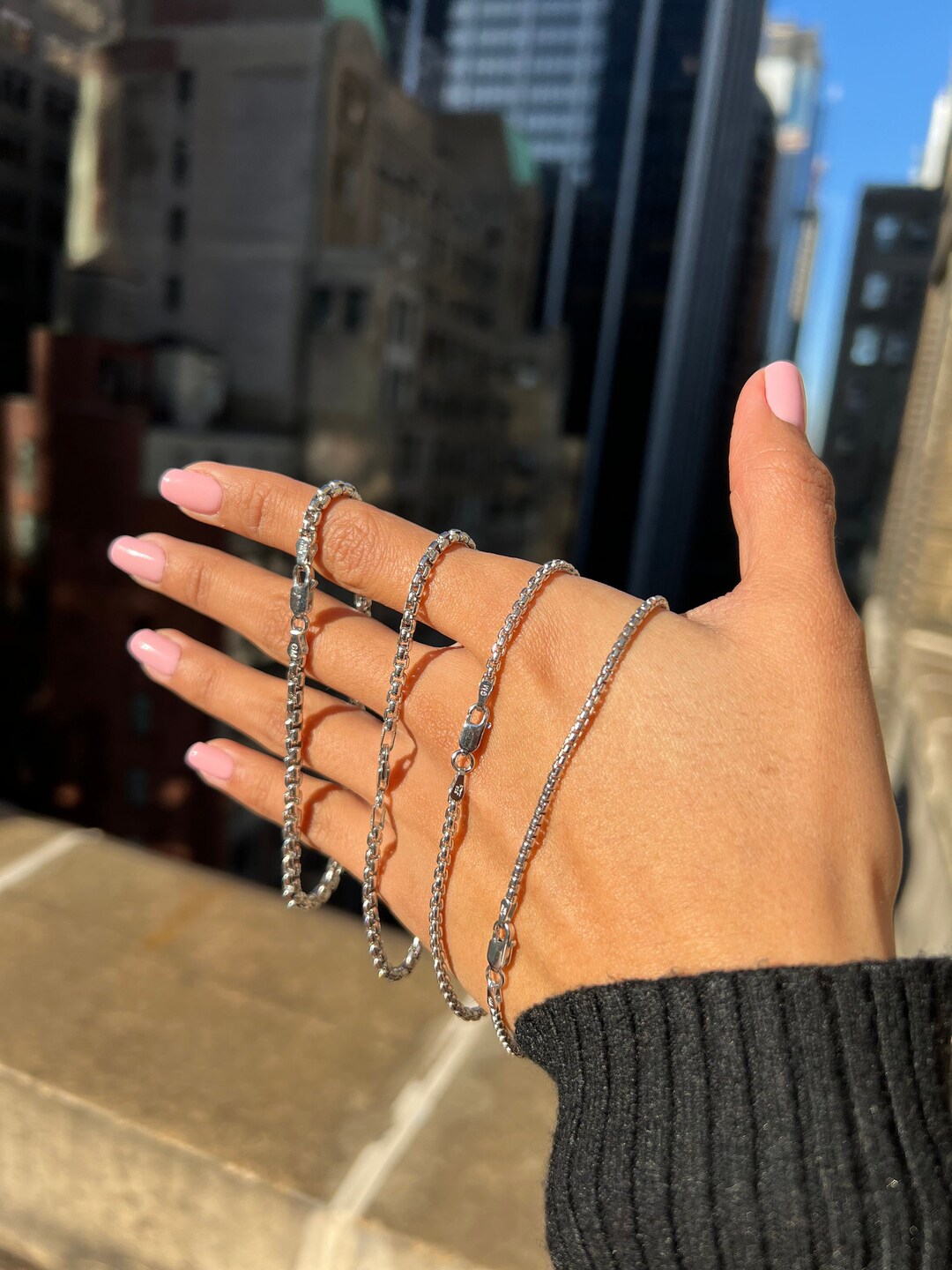 Silver 925 Round Box Bracelet 2mm, 2.2mm, 3mm, 3.7mm | Perfect Bracelet ...