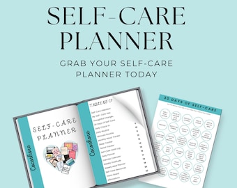 Digital Self Care Planner, Self Care Planner, Positive Planner, Health ...