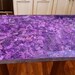 Natural Amethyst Stone Dining Table Top Rectangle Stone Lawn Patio ...