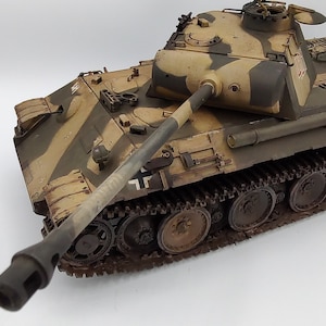 1/35 Scale Pro Built WWII German Pzkpfw V Panther Ausf A Panzer Tank ...