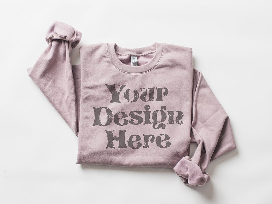 Sweatshirt Mockup, Gildan SF000 Mockup, Gildan PARAGON Crewneck Mockup ...