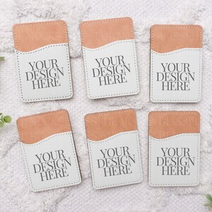 Phone Card Wallet Mockup for Sublimation Phone Wallet Card Holder ...
