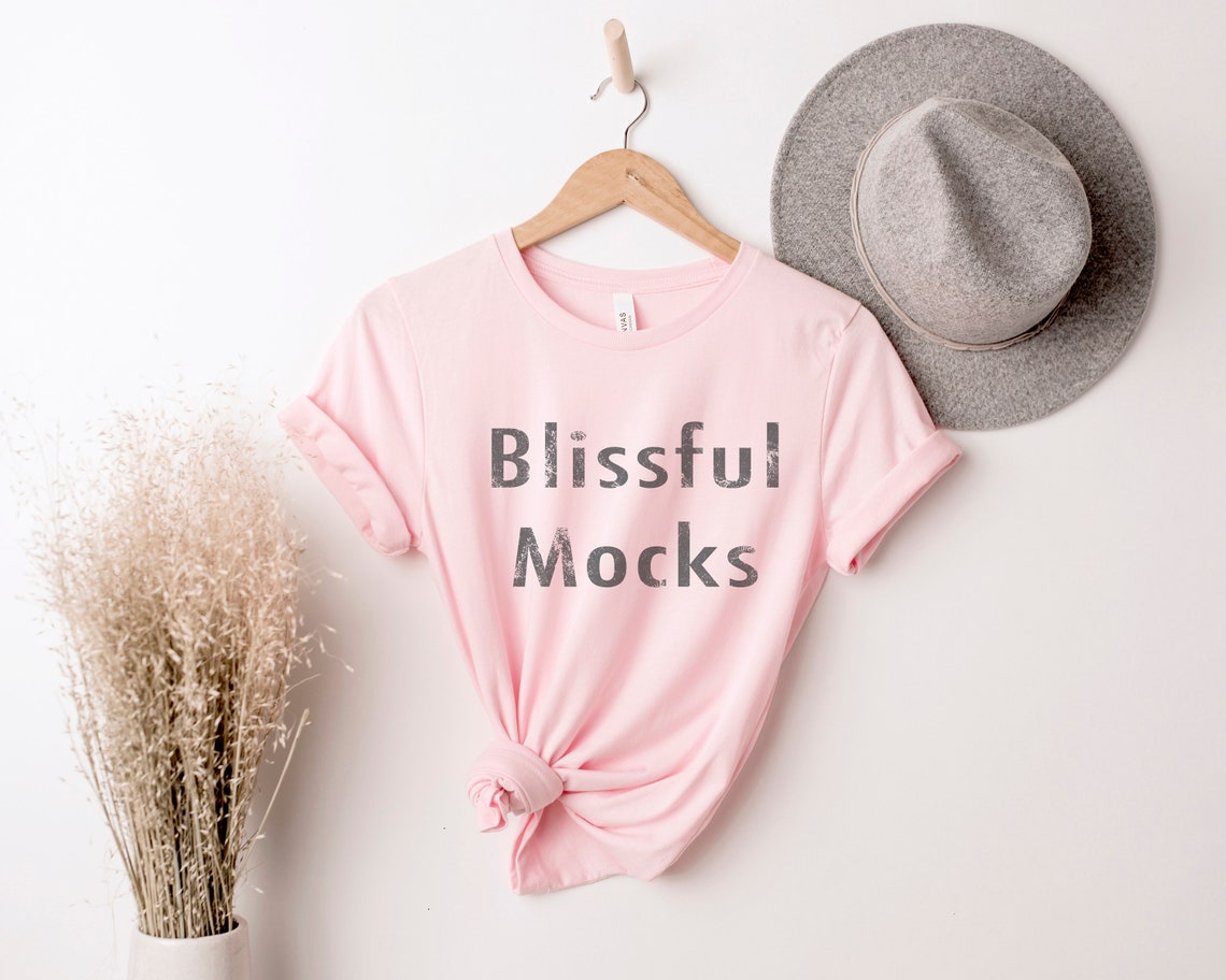 Bella Canvas 3001 Mockup Bella Canvas Soft Pink T Shirt - Etsy