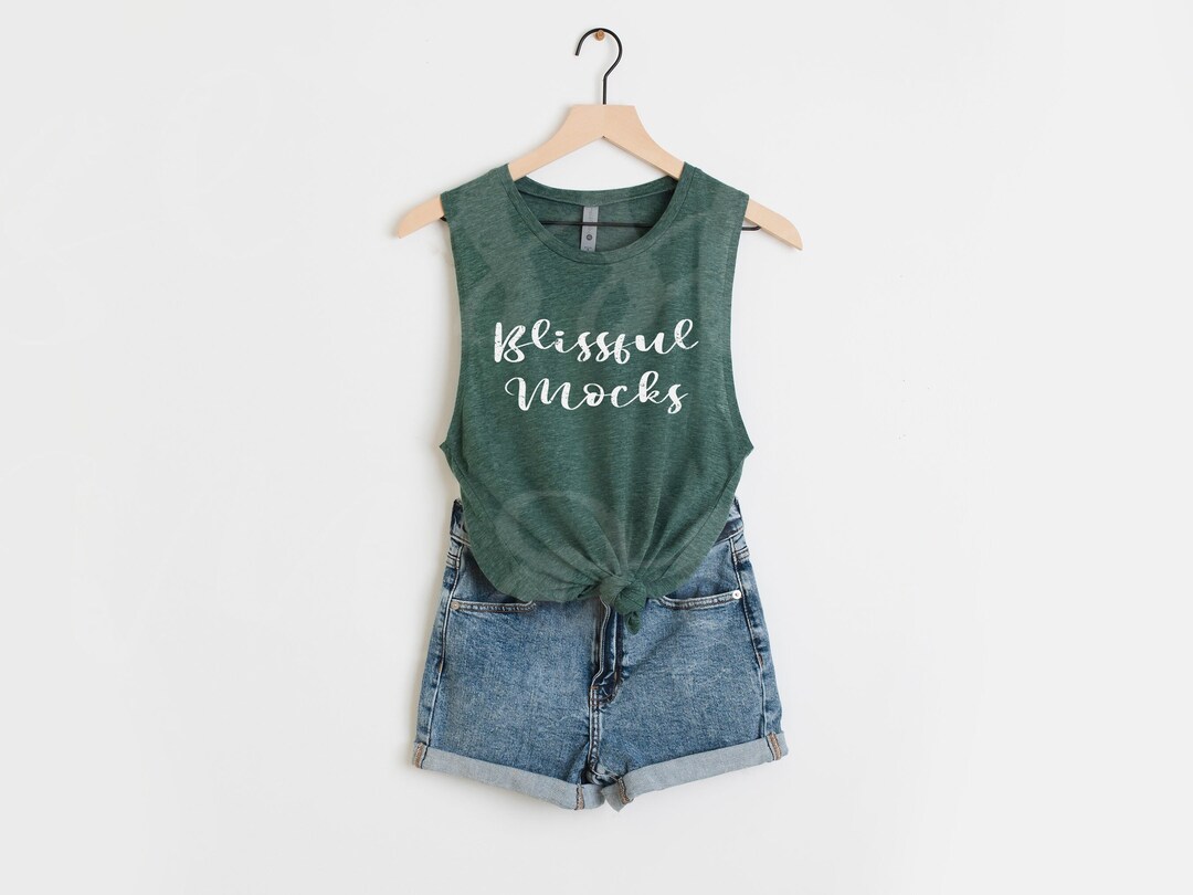 Next Level Festival Muscle Tank Mockup, Next Level Tank Top Mockup ...