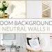 Zoom Backgrounds – Neutral Walls Set 2 – 4 High-resolution Backdrop ...