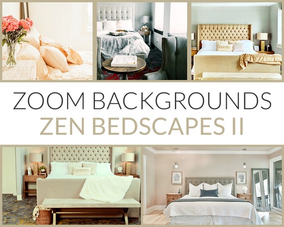 Zoom Backgrounds Zen Bedscapes Set 2 5 High-resolution - Etsy
