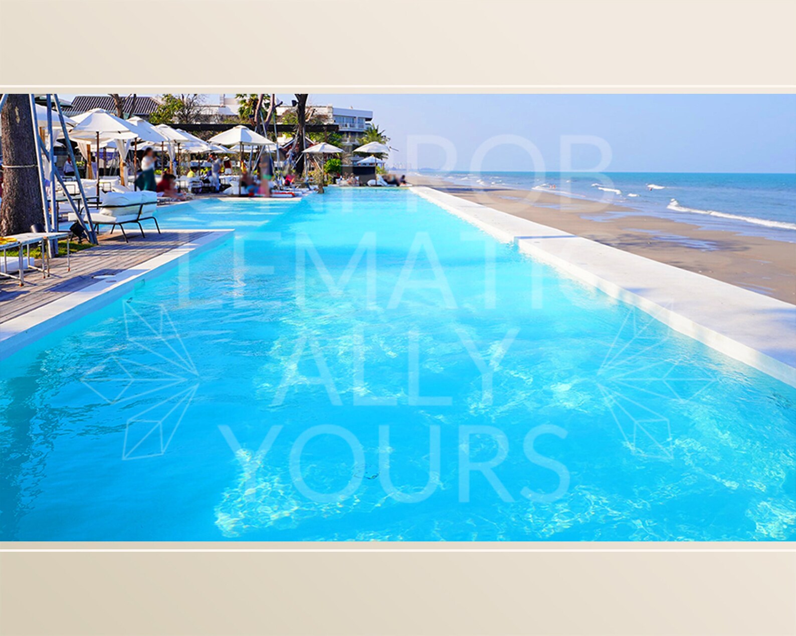 Zoom Backgrounds – Blissful Pools Set 2 – 5 High-resolution Backdrop ...