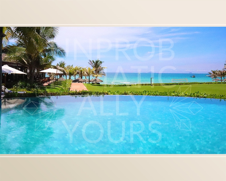 Zoom Backgrounds – Blissful Pools Set 1 – 5 High-resolution Backdrop ...