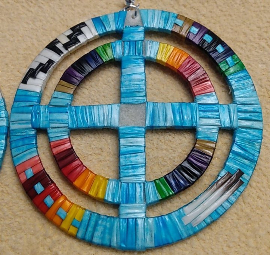 DBL Medicine Wheel Earring - Etsy