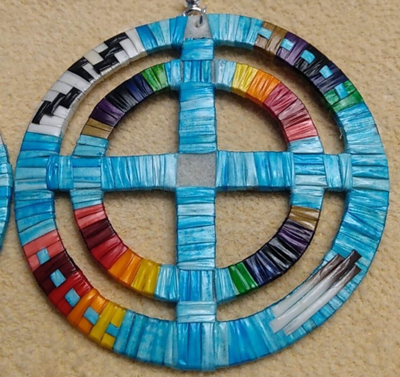 DBL Medicine Wheel Earring - Etsy