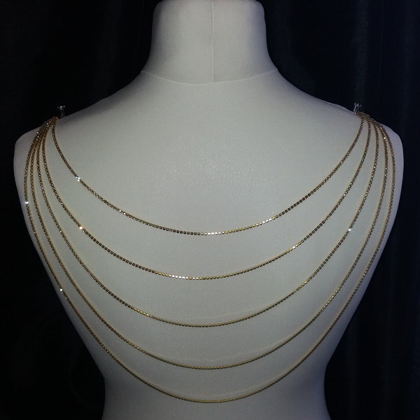 Bridal Back Necklace - Etsy