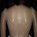Bridal Back Necklace Back Drape Chain for Open Low Back Dress - Etsy