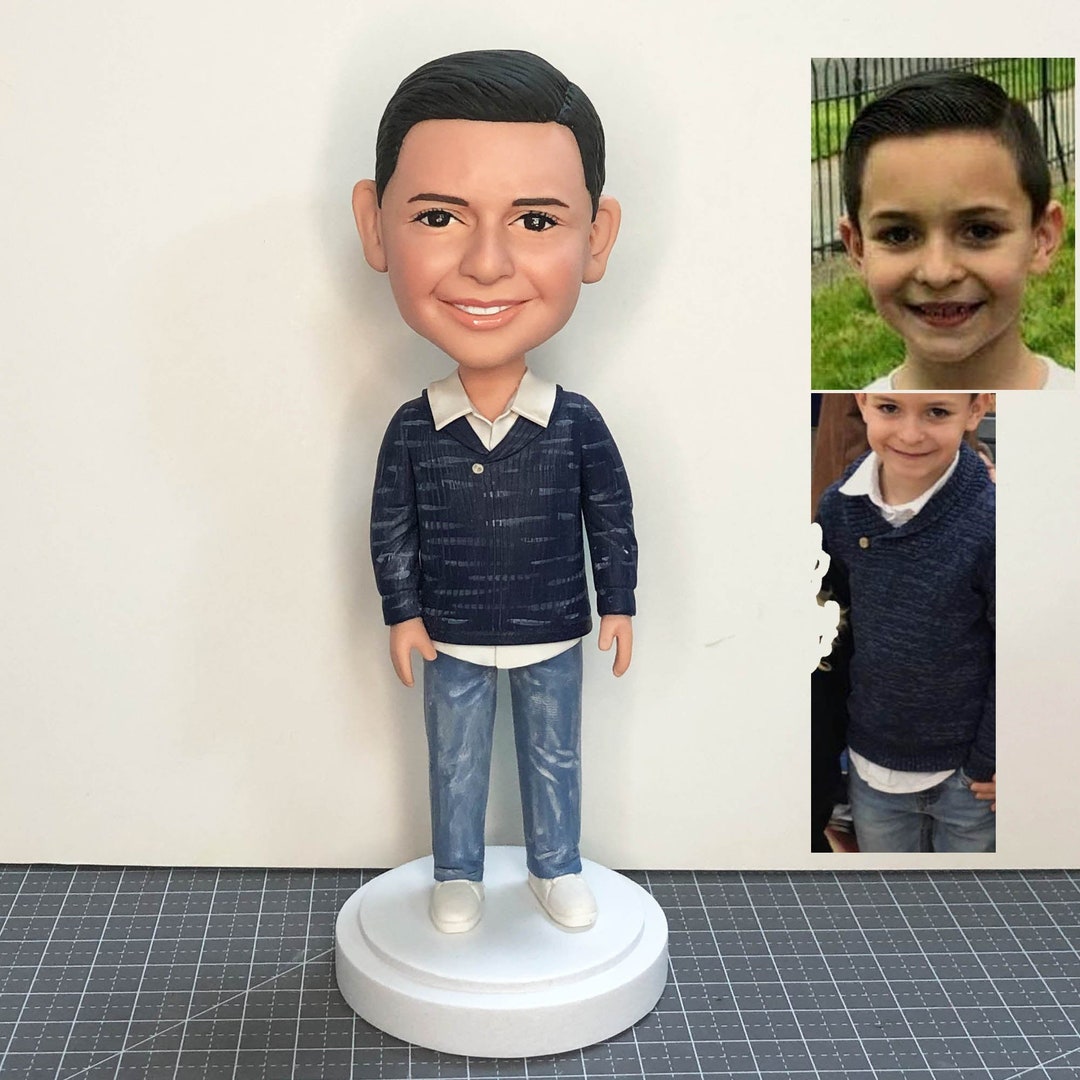 Customized Kids Bobblehead, Custom Boy Bobblehead, Cool Gifts for Kids ...