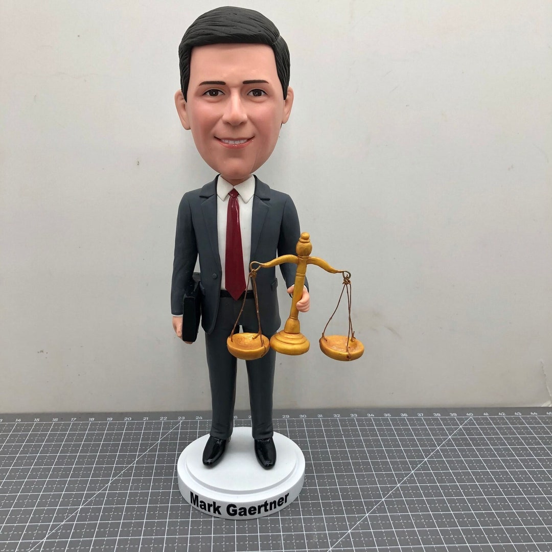 Custom Lawyer Bobblehead Doll, Personalized Judge Figurines, Custom ...