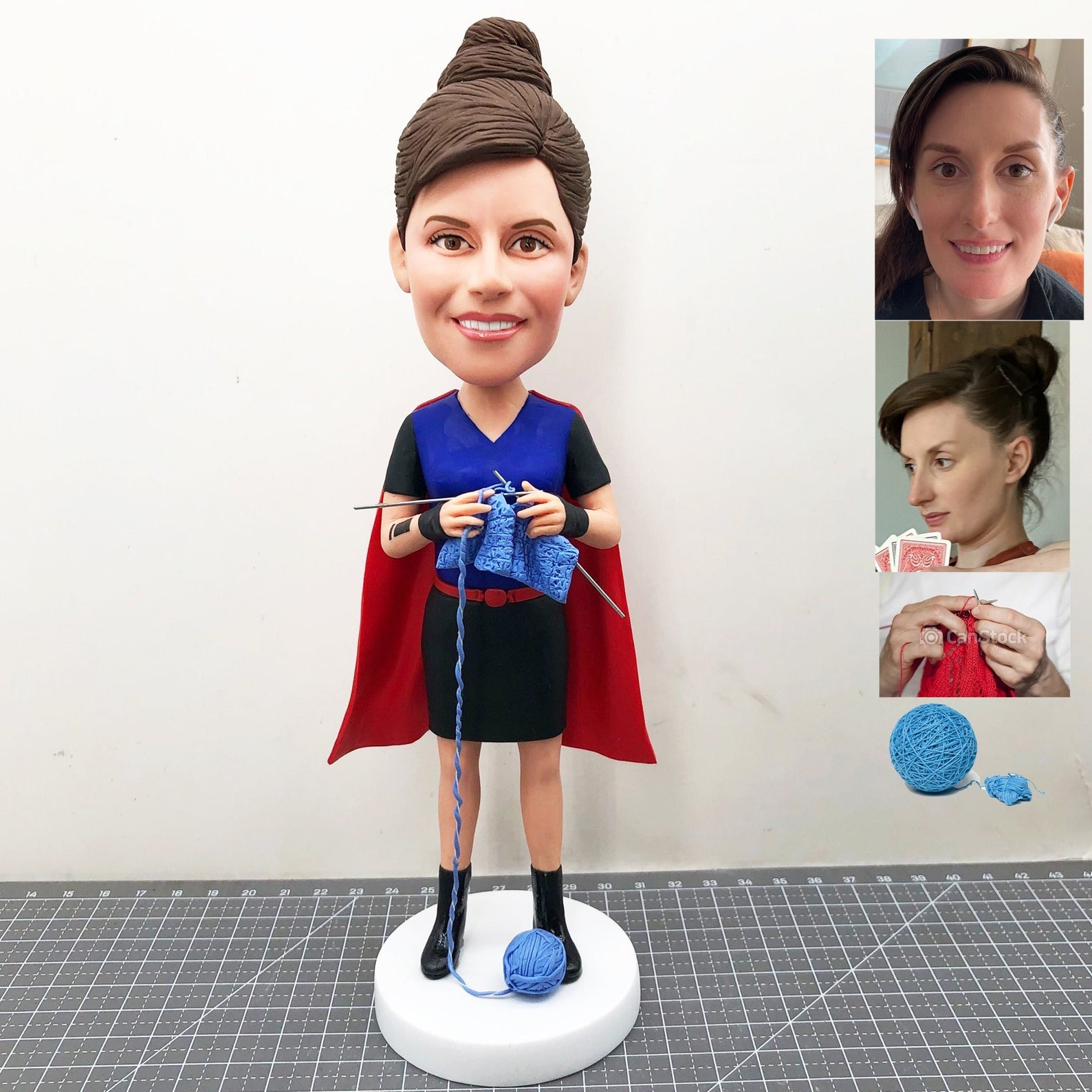 Custom Superhero Women Bobblehead Custom Hero Wife Figurines - Etsy