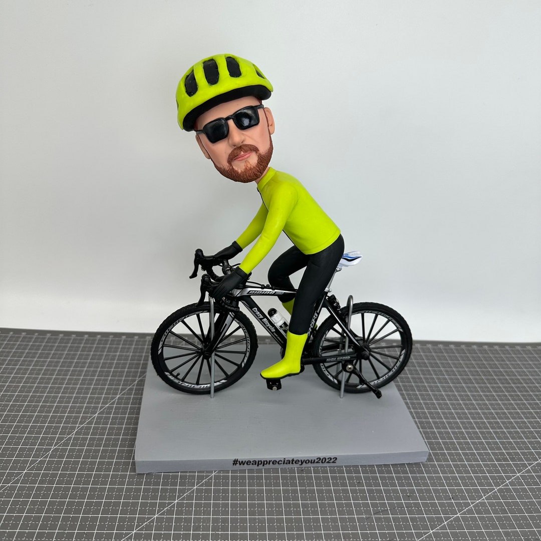 Custom Rider Bobbleheads, Personalized Bike Figurines, Custom Rider ...