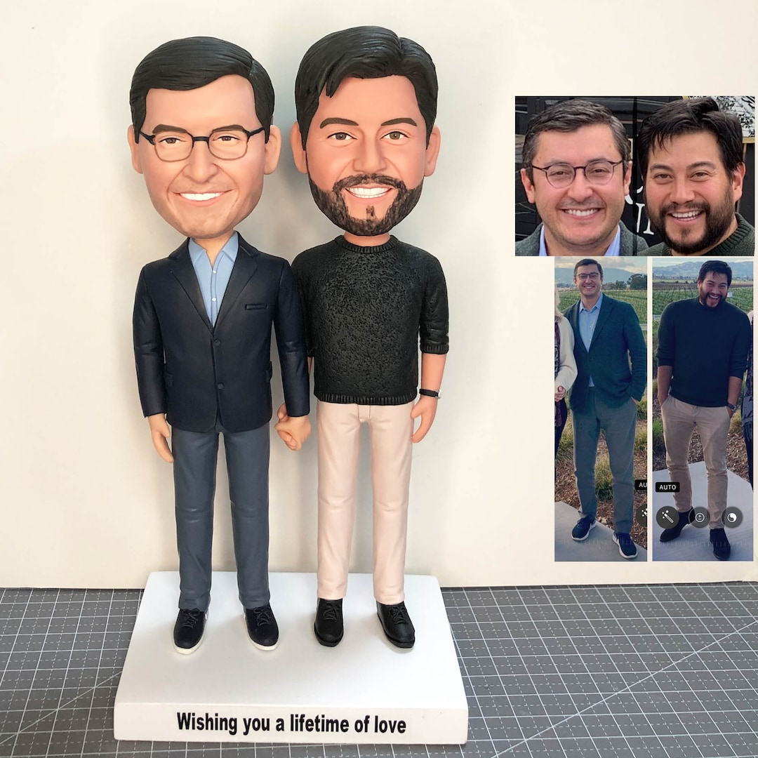 Custom Bobblehead 2 Person, Unique Gifts for Friends, Cool Gifts for ...