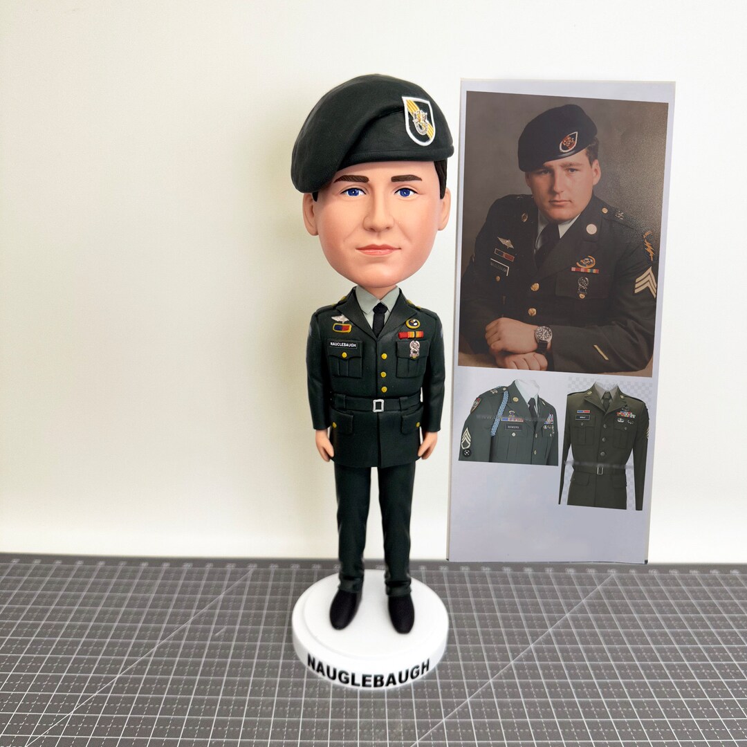 Custom Air Force Officer Bobbleheads, Custom Navy Soldier Bobblehead ...