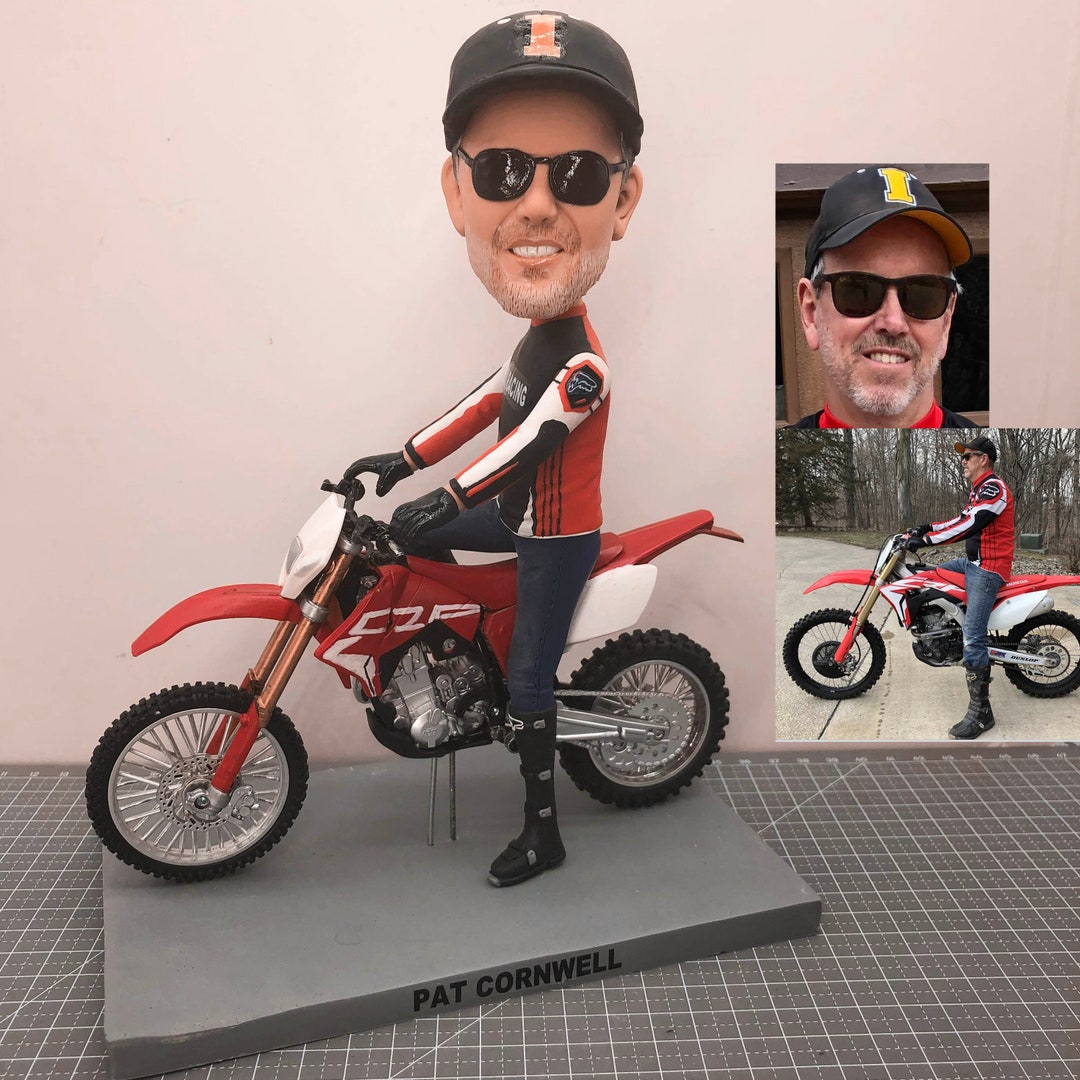 Custom Motorcycle Bobblehead, Custom Bobblehead on Motorcycles, Racing ...