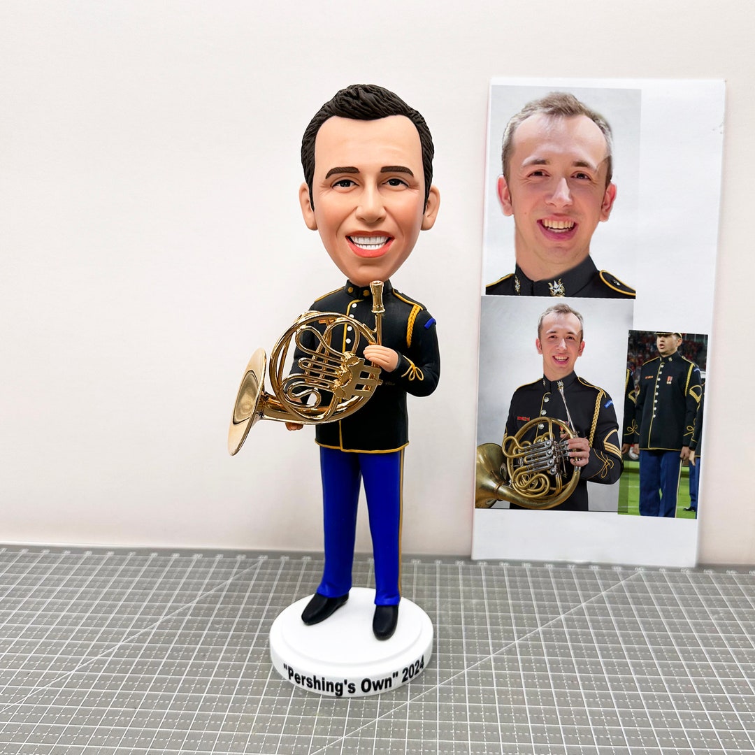 Custom Trumpeter Bobbleheads, Custom Musician Bobblehead, Custom ...