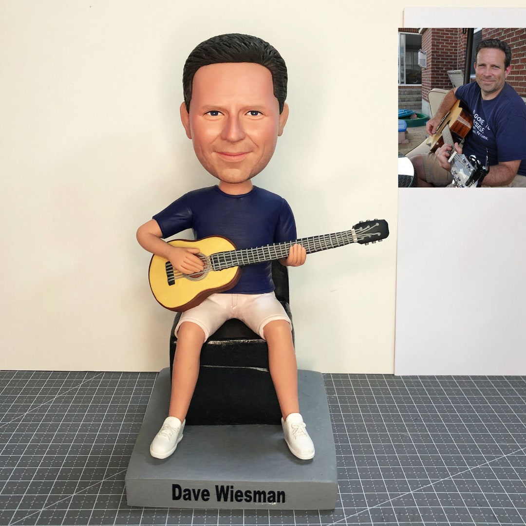 Custom Bobblehead Cool Gifts Guitar Lovers, Christmas Gift for Guitar ...