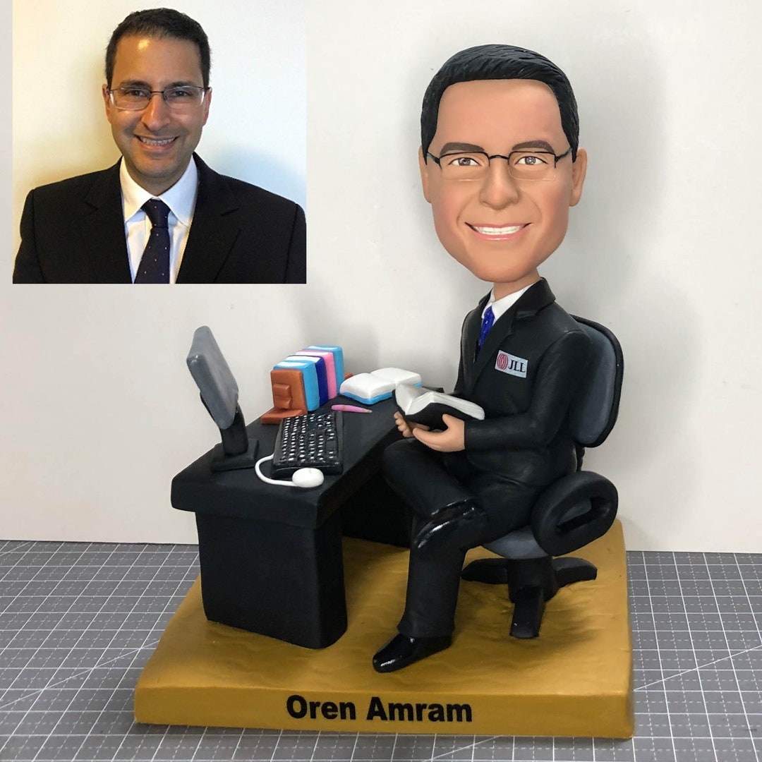 Custom Office Bobblehead for Father, Boss, Manager, Boyfriend, Husband ...