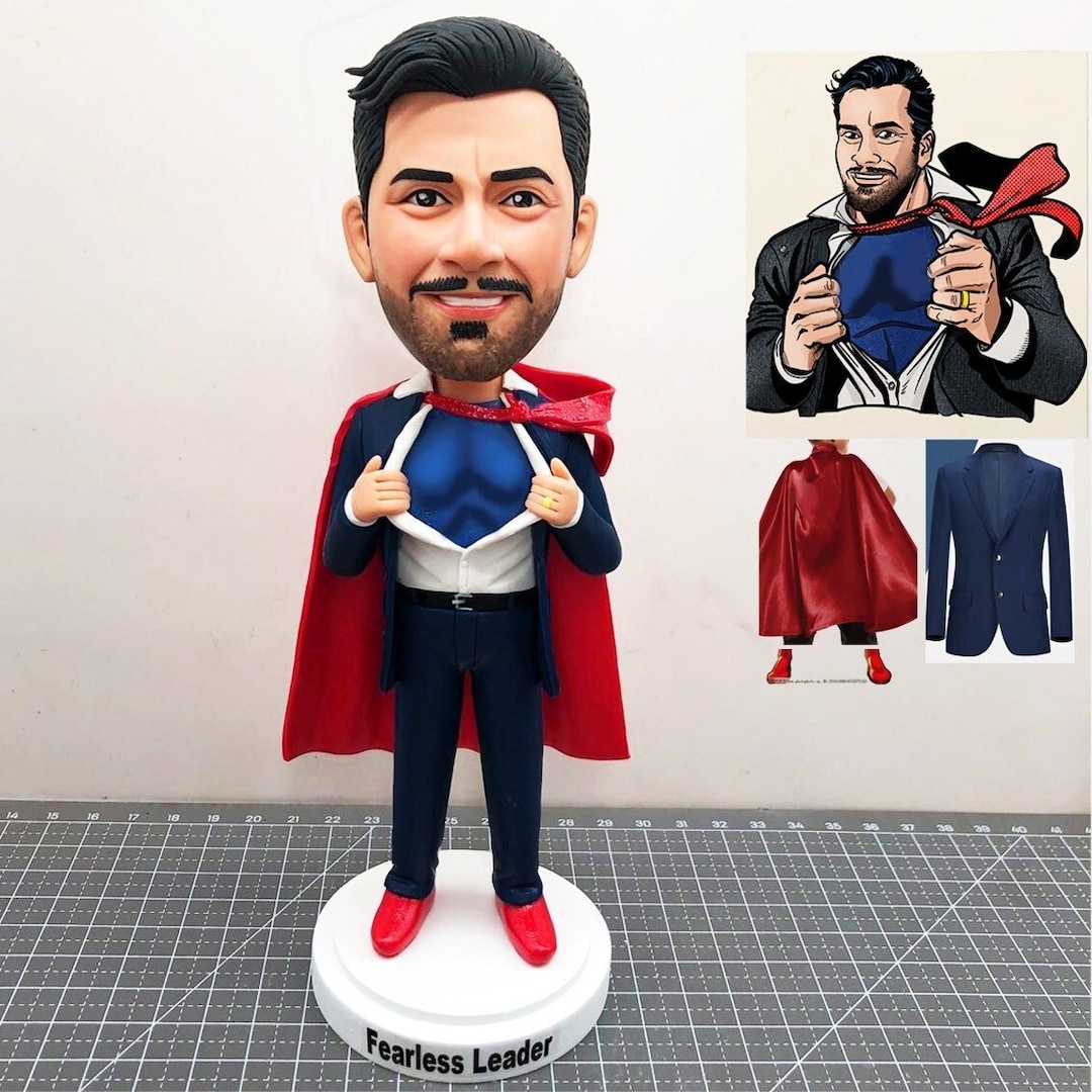 Personalized Hero Bobbleheads, Custom Superhero Bobblehead, Custom ...