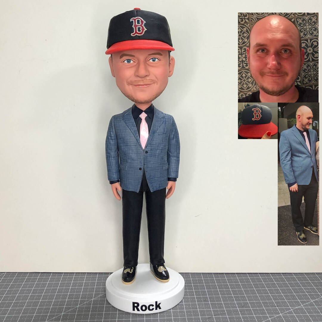 Custom Bobblehead With Hat, Unique Gift for Boyfriend, Best Gift for ...