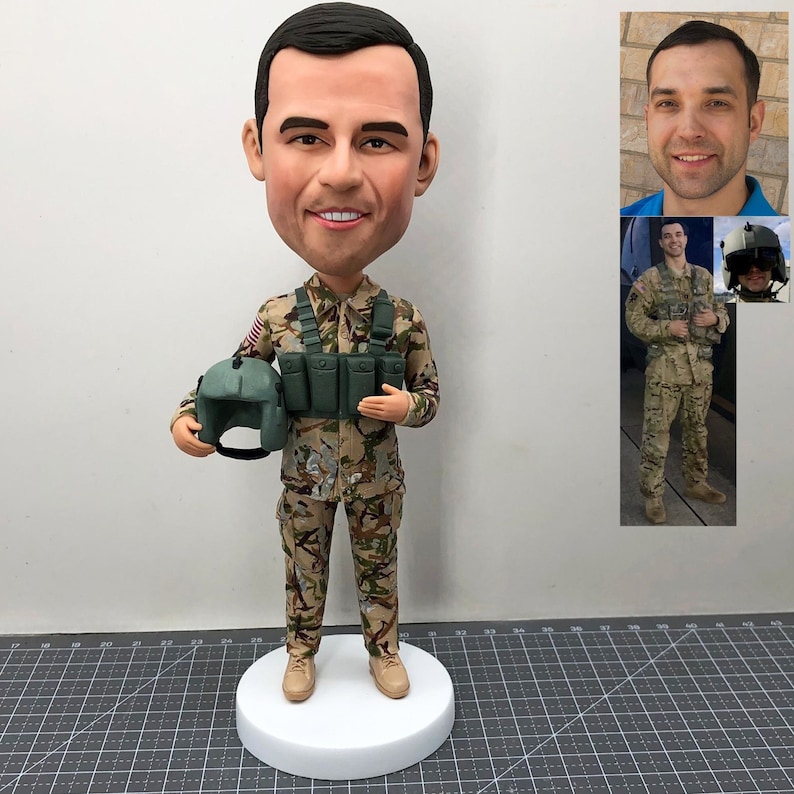 Custom Pilot Bobblehead Free Shipping, Personalized Air Force ...