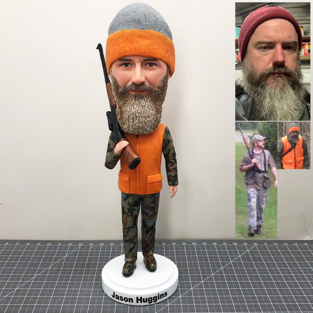 Custom Gun Bobbleheads, Personalized Shotgun Bobblehead, Custom Hunter ...