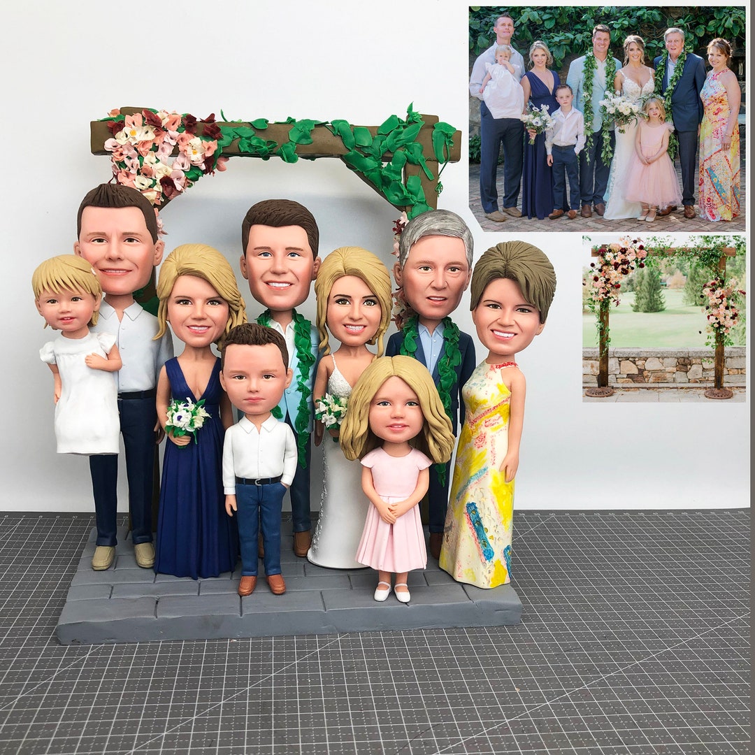Custom Family Bobbleheads From Photos, Custom Bobbleheads Kids and ...