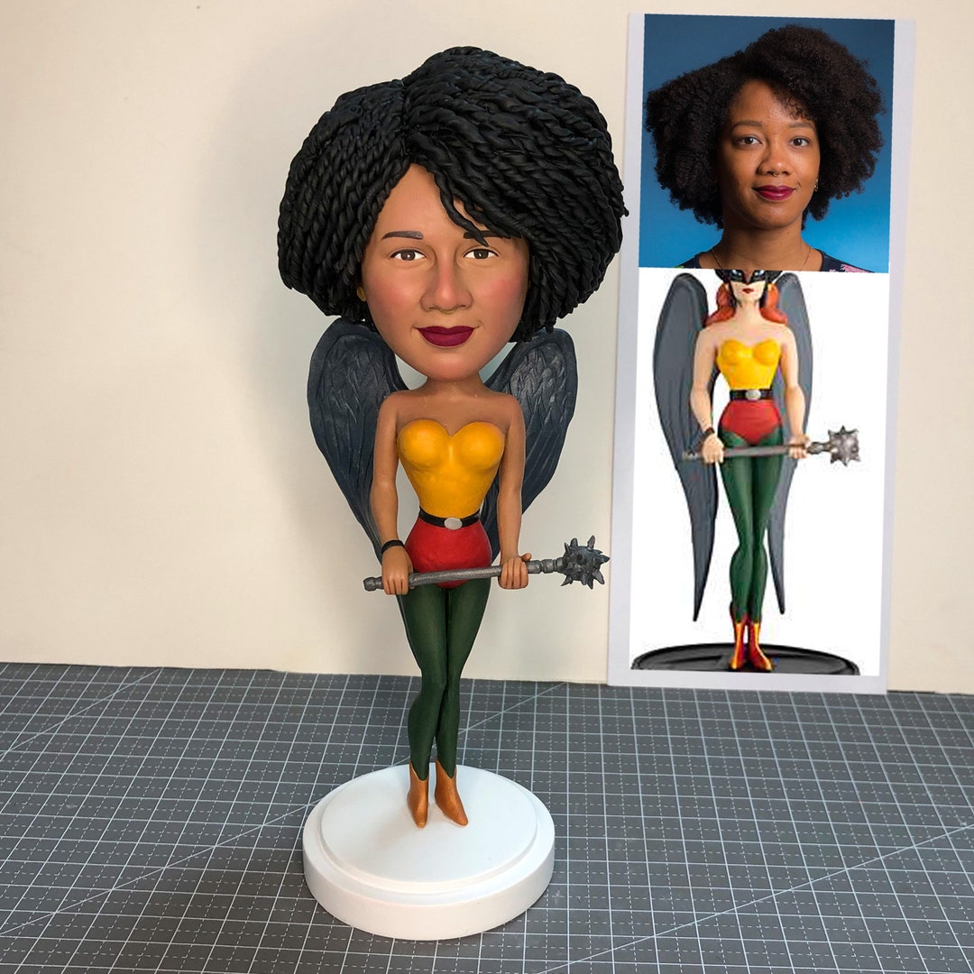 Custom Women Bobblehead, Custom Angel Bobbleheads for Girls, Unique ...