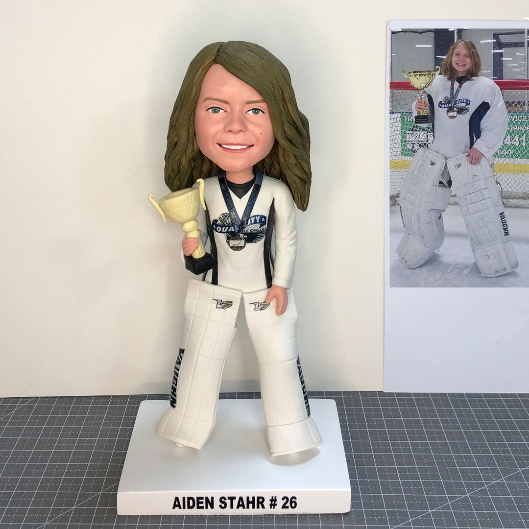 Personalized Sports Bobbleheads Female Athlete Bobbleheads, Custom ...