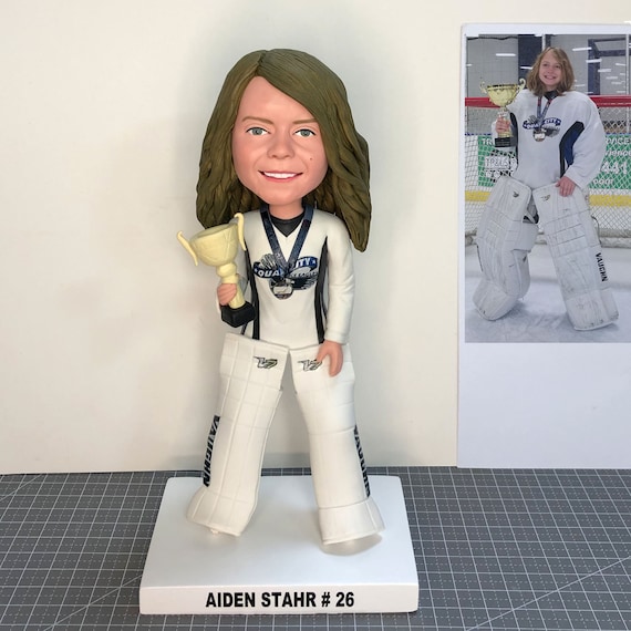 Personalized Sports Bobbleheads Female Athlete Bobbleheads | Etsy