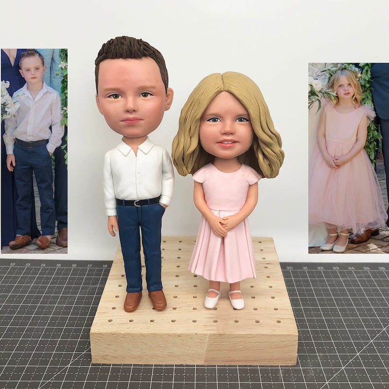 Custom Bobblehead Sisters - Etsy