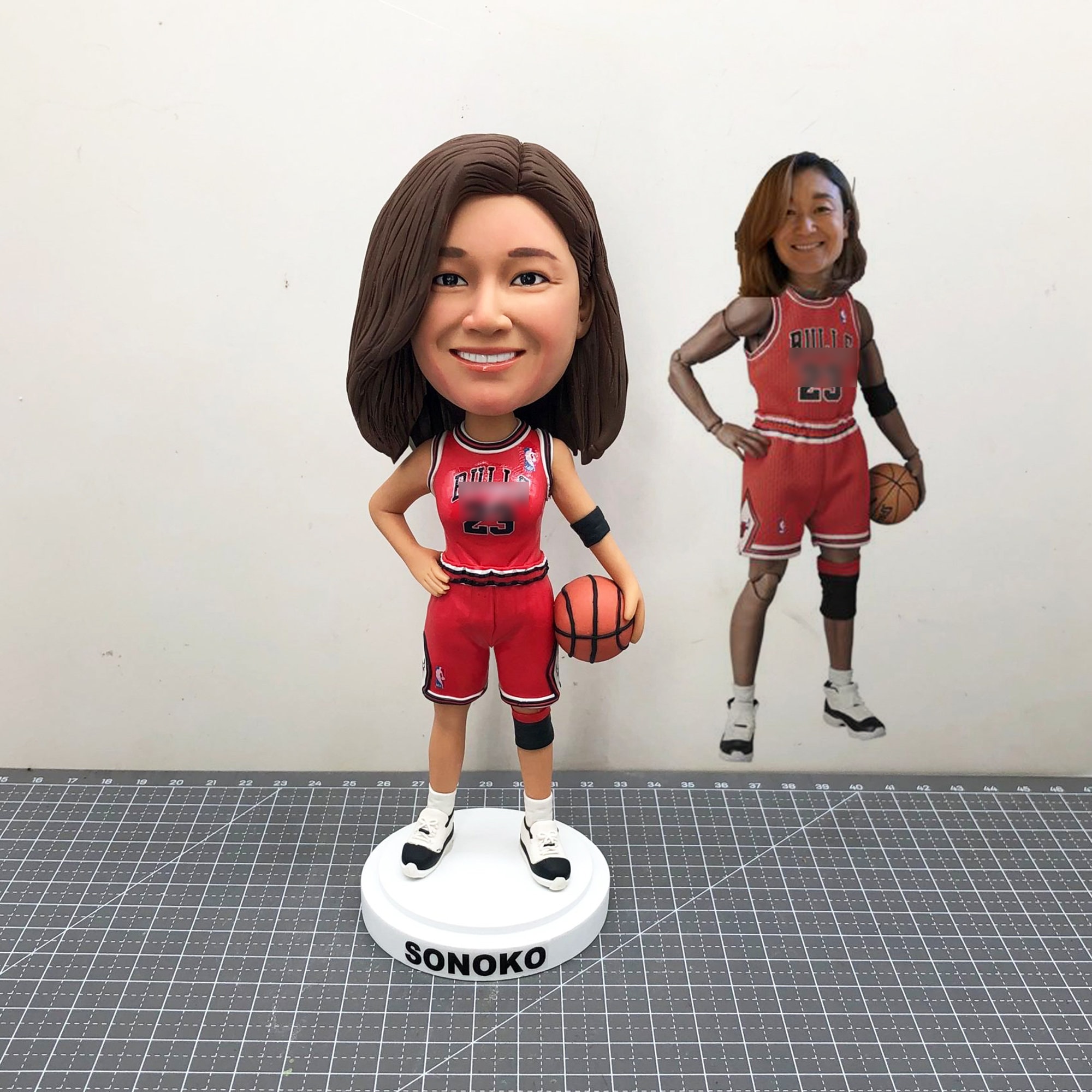 Custom Basketball Bobblehead, Custom Schoolgirl NBA Bobblehead, Custom ...