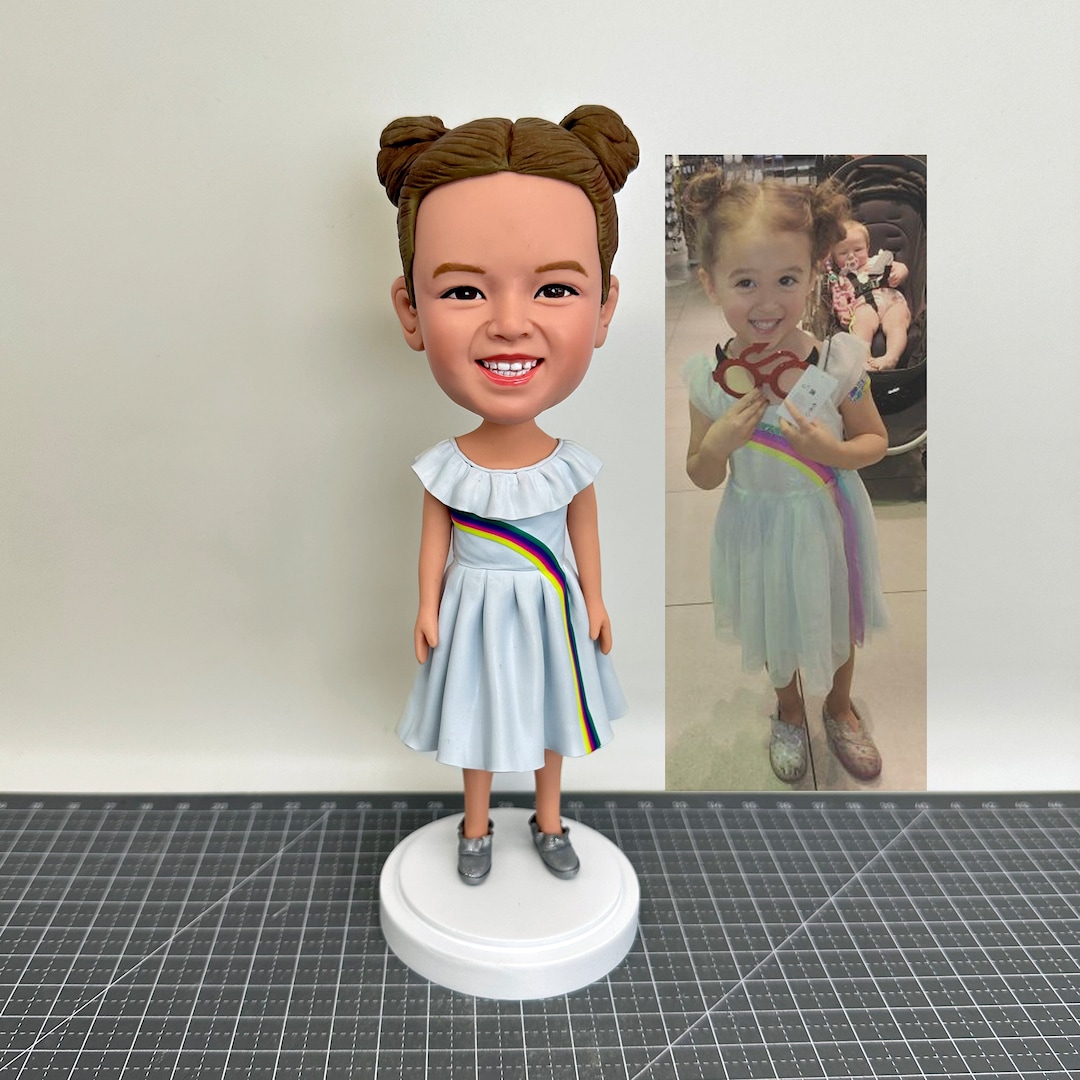 Custom Daughter Bobblehead, Custom Little Girl Bobblehead, Custom Baby ...