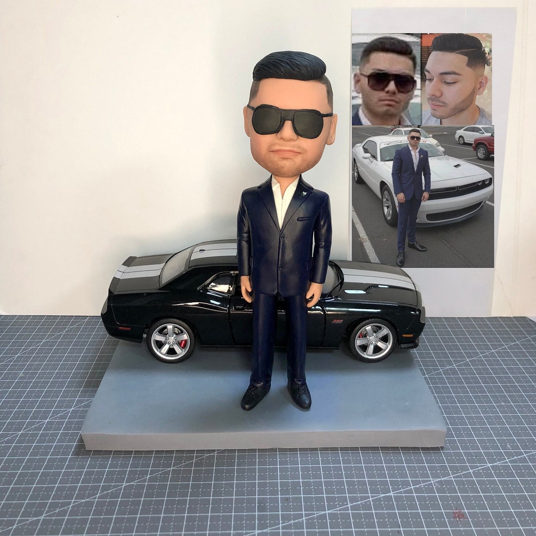 Custom Bobbleheads With Car, Custom Boss Bobblehead, Custom Boyfriend ...