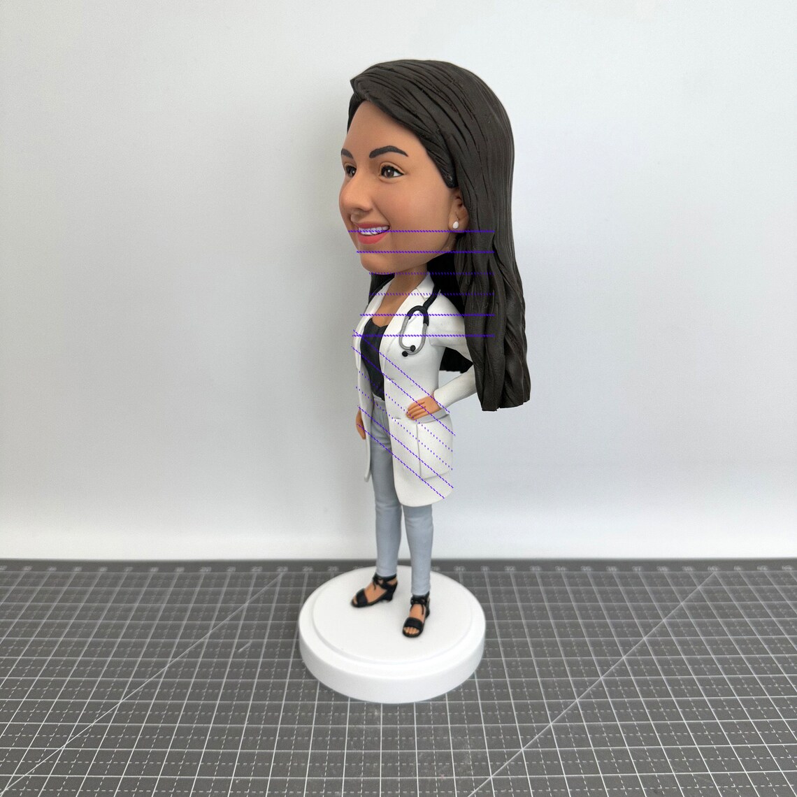 Custom Female Doctor Bobbleheads, Custom Girlfriend Bobblehead ...