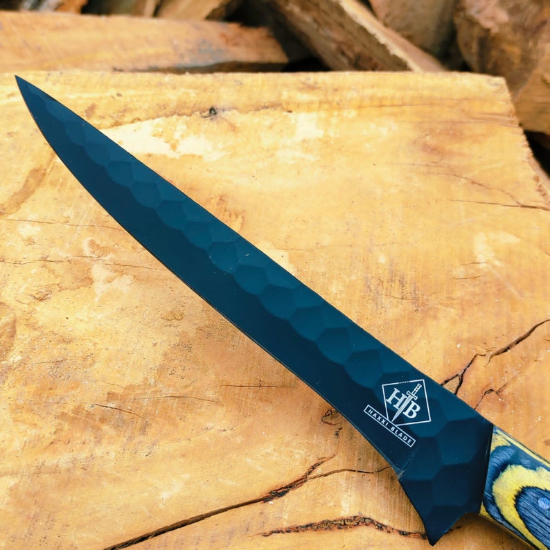 Personalized FISHING KNIFE & SHEATH Knive Custom Engraved Valentines ...