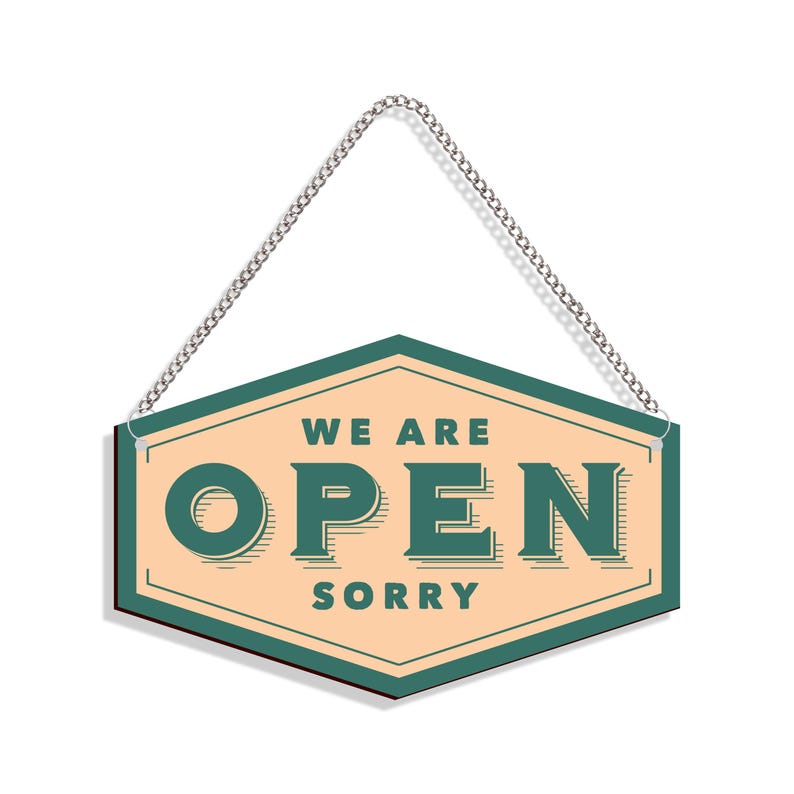 Open Closed Sign Board for Shop | Open Closed Sign Board | Wooden Open ...