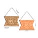 Open Closed Sign Board for Shop, Open-close Sign, Open Close Board for ...