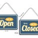 Open Closed Sign Board for Shop Open Closed Sign Board Double Side ...