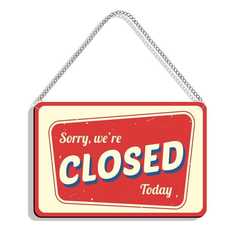 Open Closed Sign Board for Shop | Open Closed Sign Board | Double Side ...
