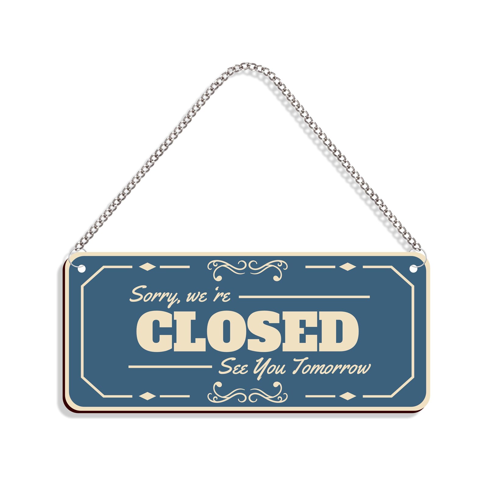 Wooden Double Side Open Close Sign Board | Open Closed Sign for ...