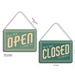 Elegant Open-closed Sign Board: Double-sided Business Decor - Etsy
