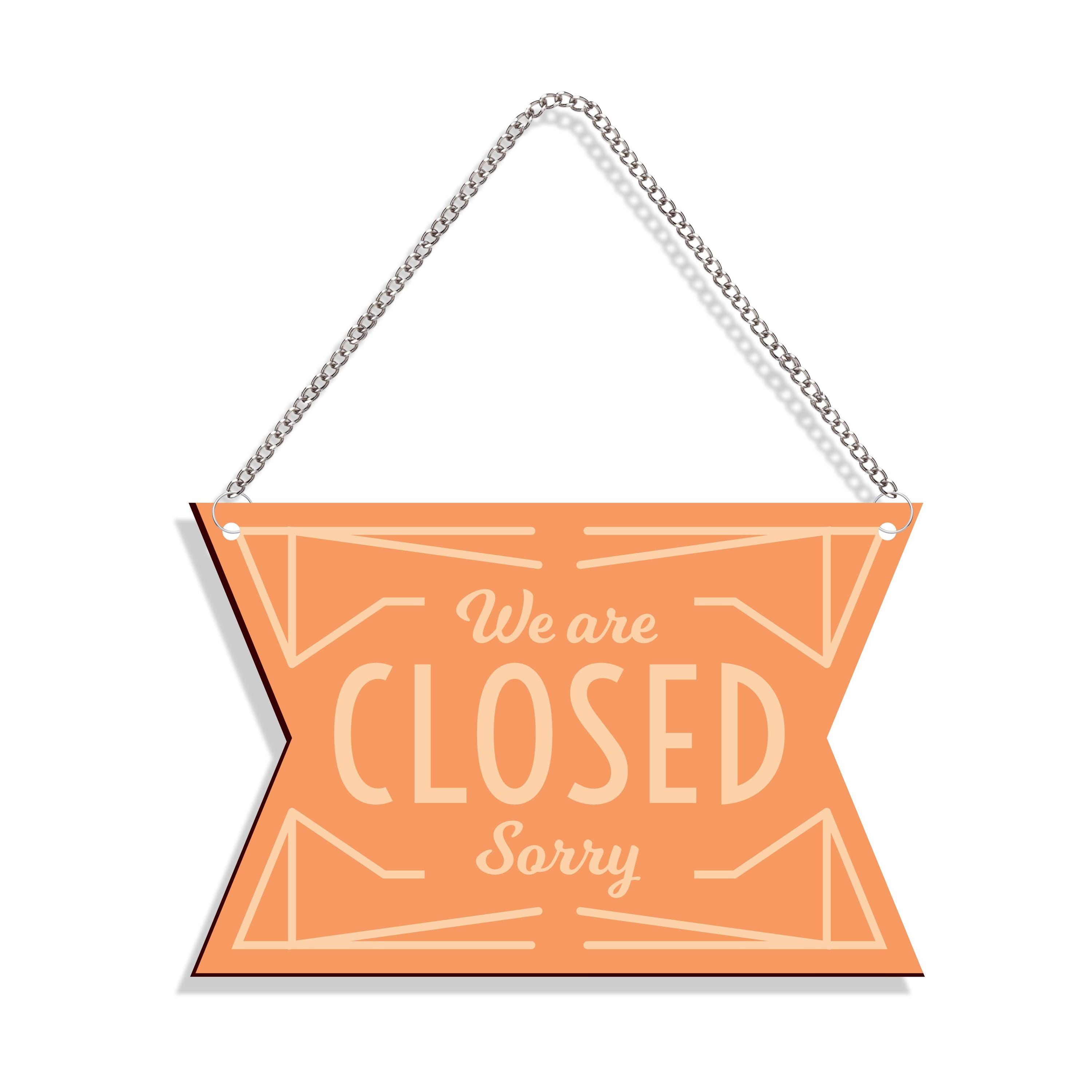 Open Closed Sign Board for Shop, Open-close Sign, Open Close Board for ...